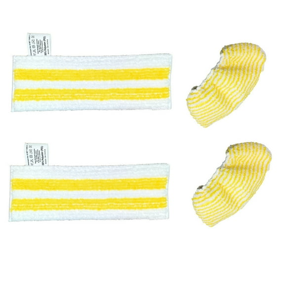 erfcxs Microfibre Cloth Set Compatible With Steam Cleaners Universal ...