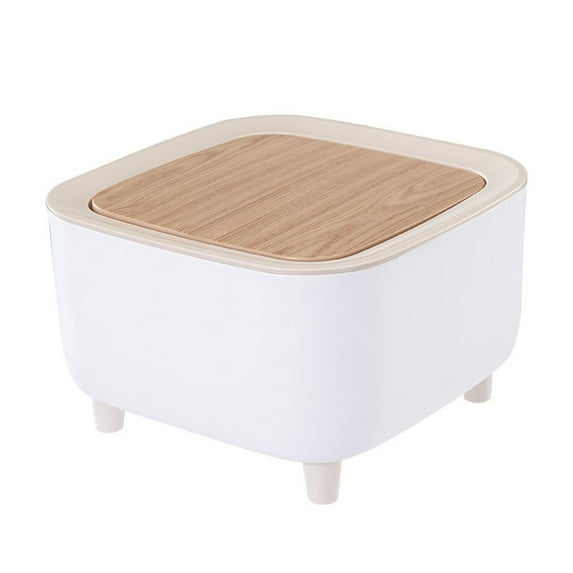 erfcxs Mini Can With Lid Countertop Small Desktop Garbage Cans Cute ...
