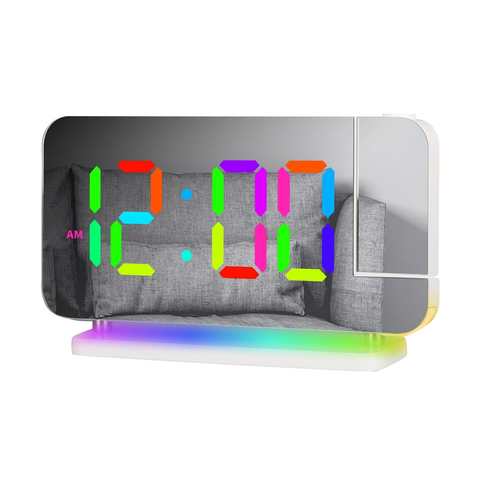 erfcxs Multifunction Digital Display Clock With Projection Date ...