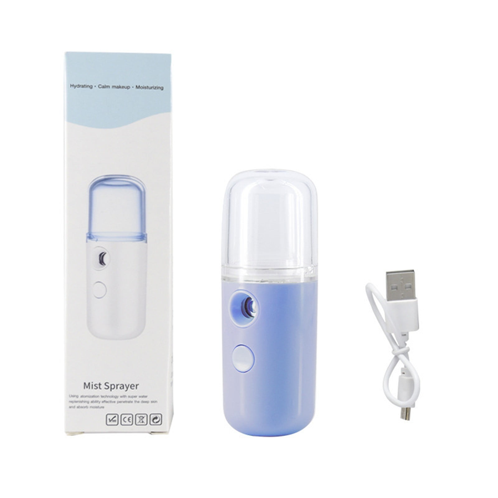 erfcxs Nano Facial 30 Ml Mini Face Humidifier Portable Facial Sprayer ...