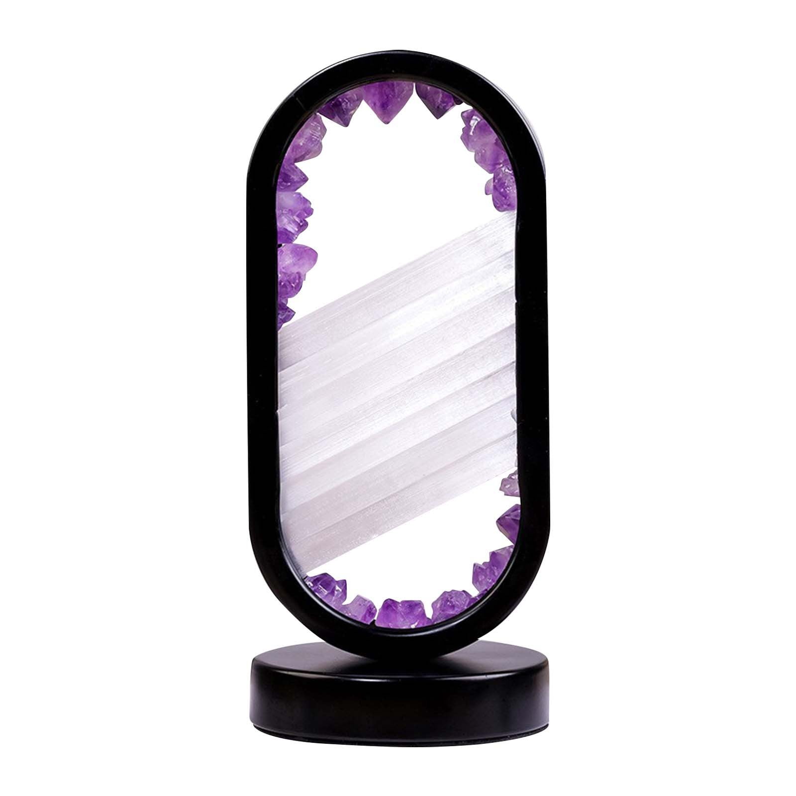 erfcxs Natural Stone Oval Night Light Style Ambient Lamp For Home ...