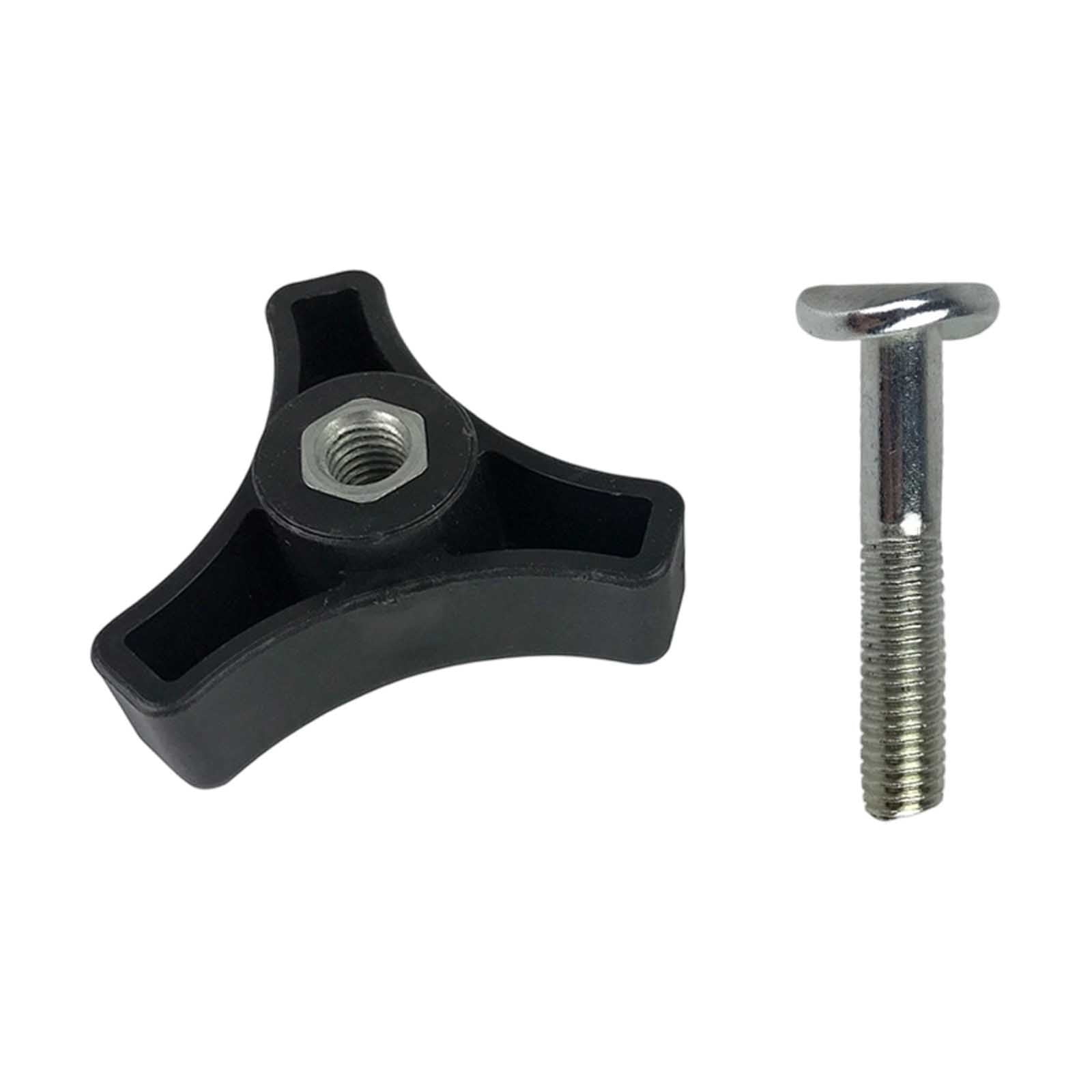 erfcxs New Triangle Handle Knob Screw Nut Fit For Machine/ Mower ...