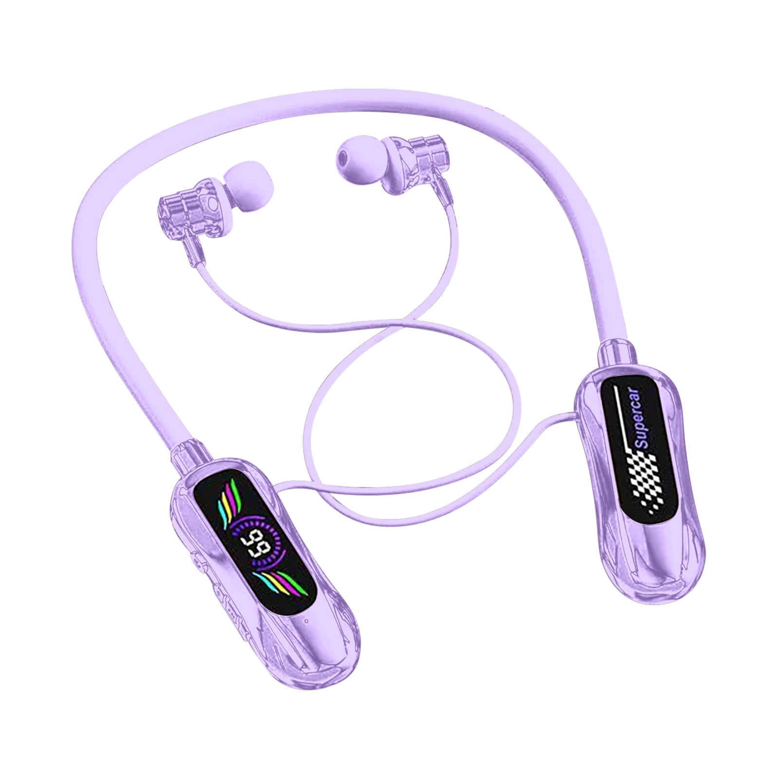 erfcxs New Wireless Neck Hanging Neck Headset Long Battery Life In Ear ...