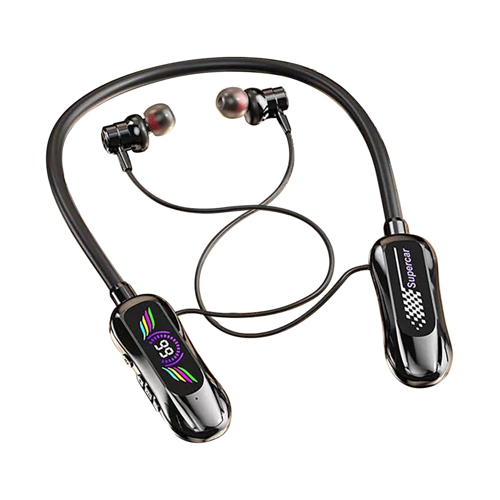 erfcxs New Wireless Neck Hanging Neck Headset Long Battery Life In Ear ...