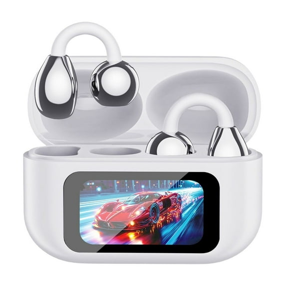 erfcxs Open Ear Headset Secure Clip On Wireless Stereo Audio For Sports ...