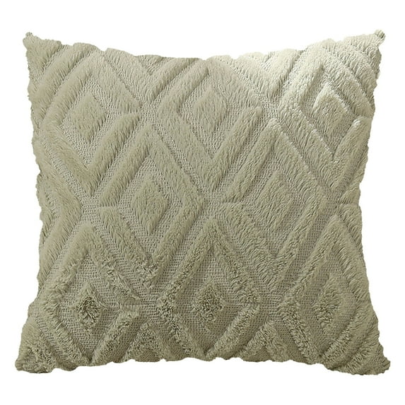 erfcxs Pallene Soft Synthetic Throw Pillow Covers. Short Wool Velvet ...