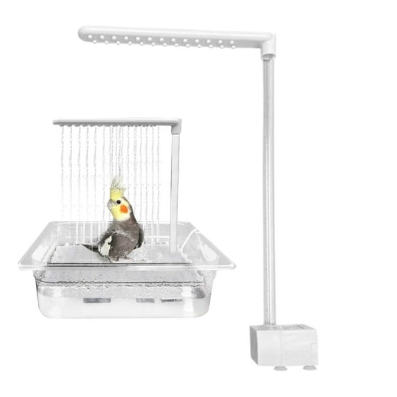 erfcxs Parrot Toys Bird Bath Shower Kit For Indoor Outdoor Use ABS ...