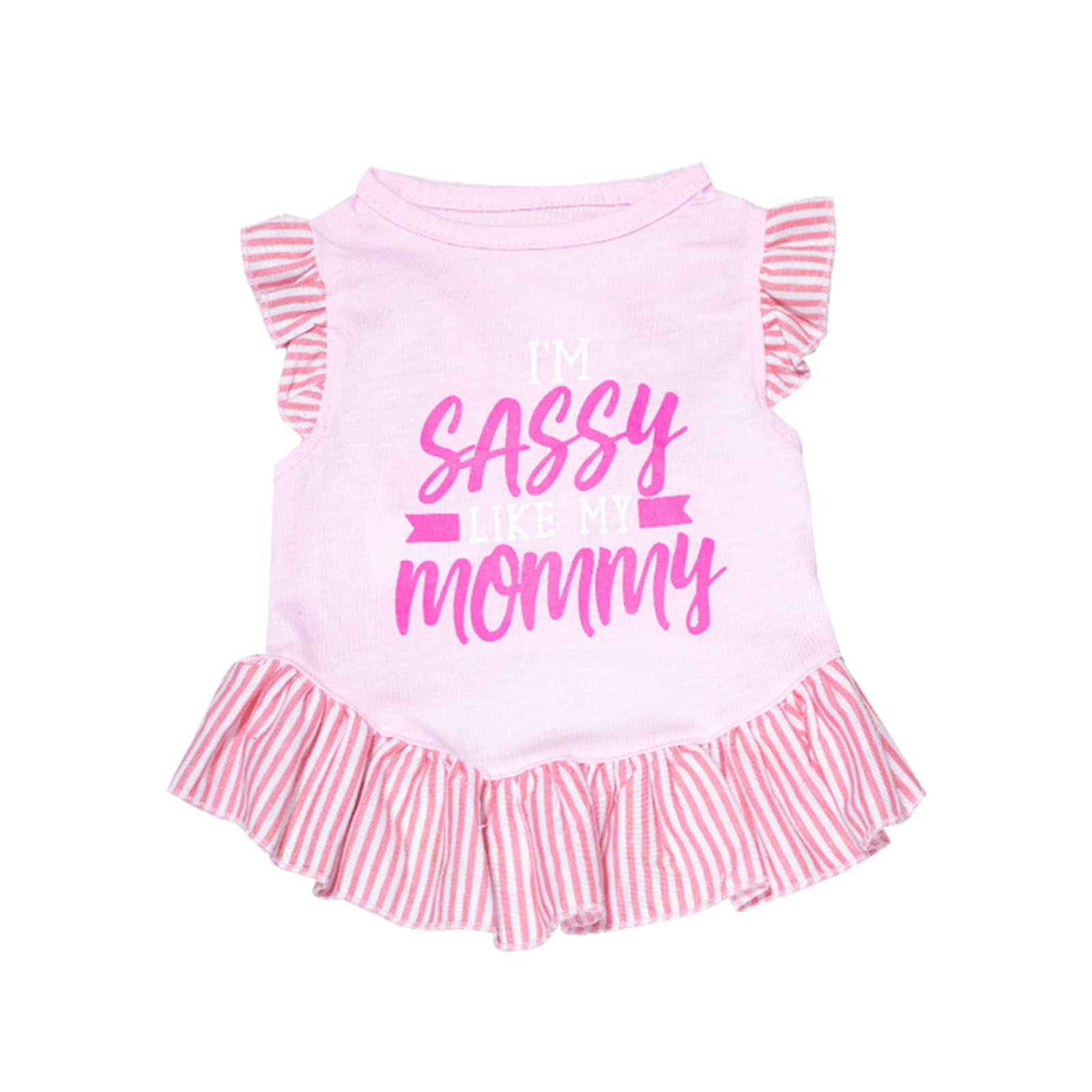 erfcxs Pet Clothes Summer Pet Breathable Comfortable Clothes Cute ...