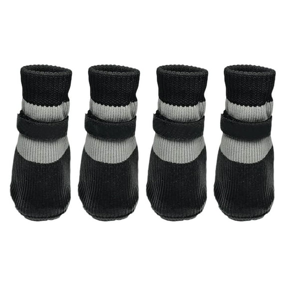 erfcxs Pet Dog Rain Boots Set of 4 Breathable Adjustable Protectors ...