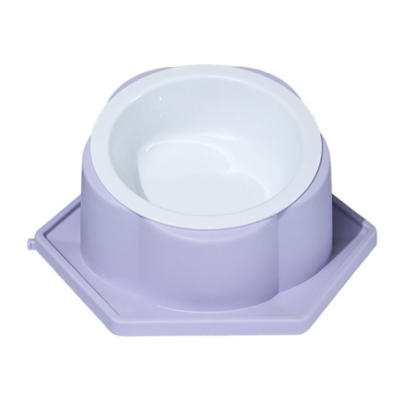 erfcxs Pet Feeding Bowl Tall Cat And Dog Rice Bowl Anti Spill Pet Water ...