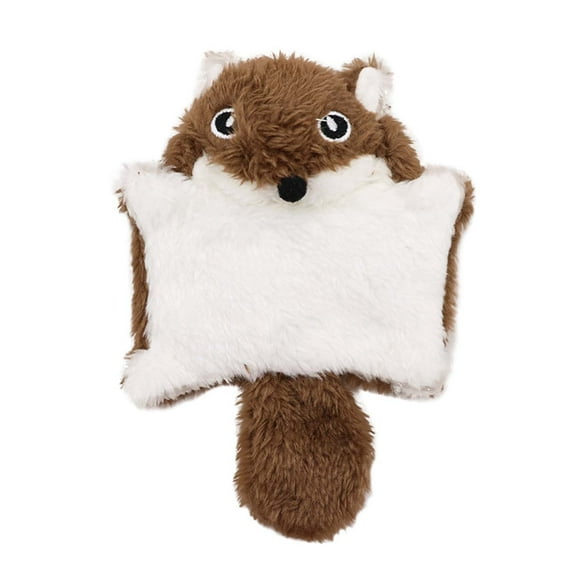 erfcxs Pet Toy Squirrel Dog Toy Chew Interactive Sound Crinkle Squeaky ...