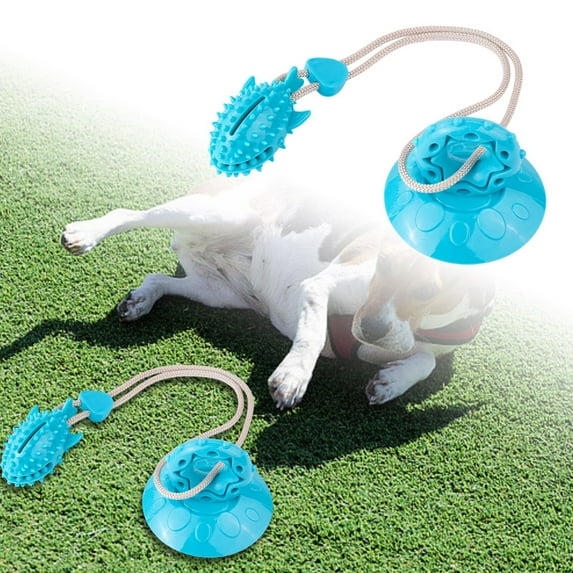 erfcxs Pet Toys Suction Cup Slippers Durable Teeth Leaky Food Boredom ...