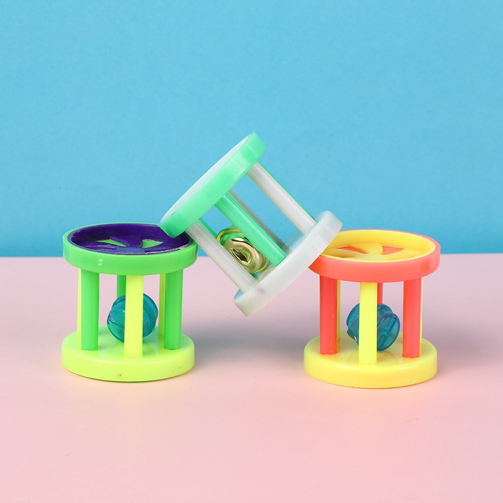 erfcxs Playing Pet Cat Toys Small Flower Drums Bell Cat Sound Toys And ...