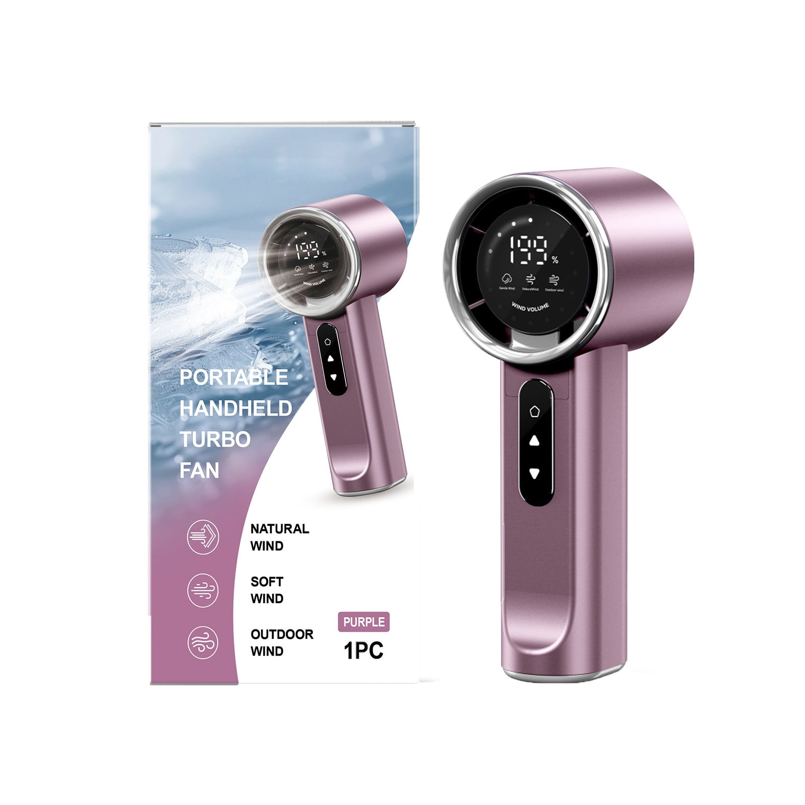 erfcxs Portable Design Angle Air Soft Wind Wireless Three Gears Speed ...