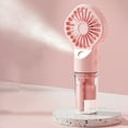 erfcxs Portable Handheld Spray Fan Humidifier Rechargeable USB Personal ...