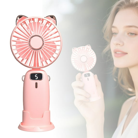 erfcxs Portable Rechargeable Handheld Fan With Powerful Airflow For ...