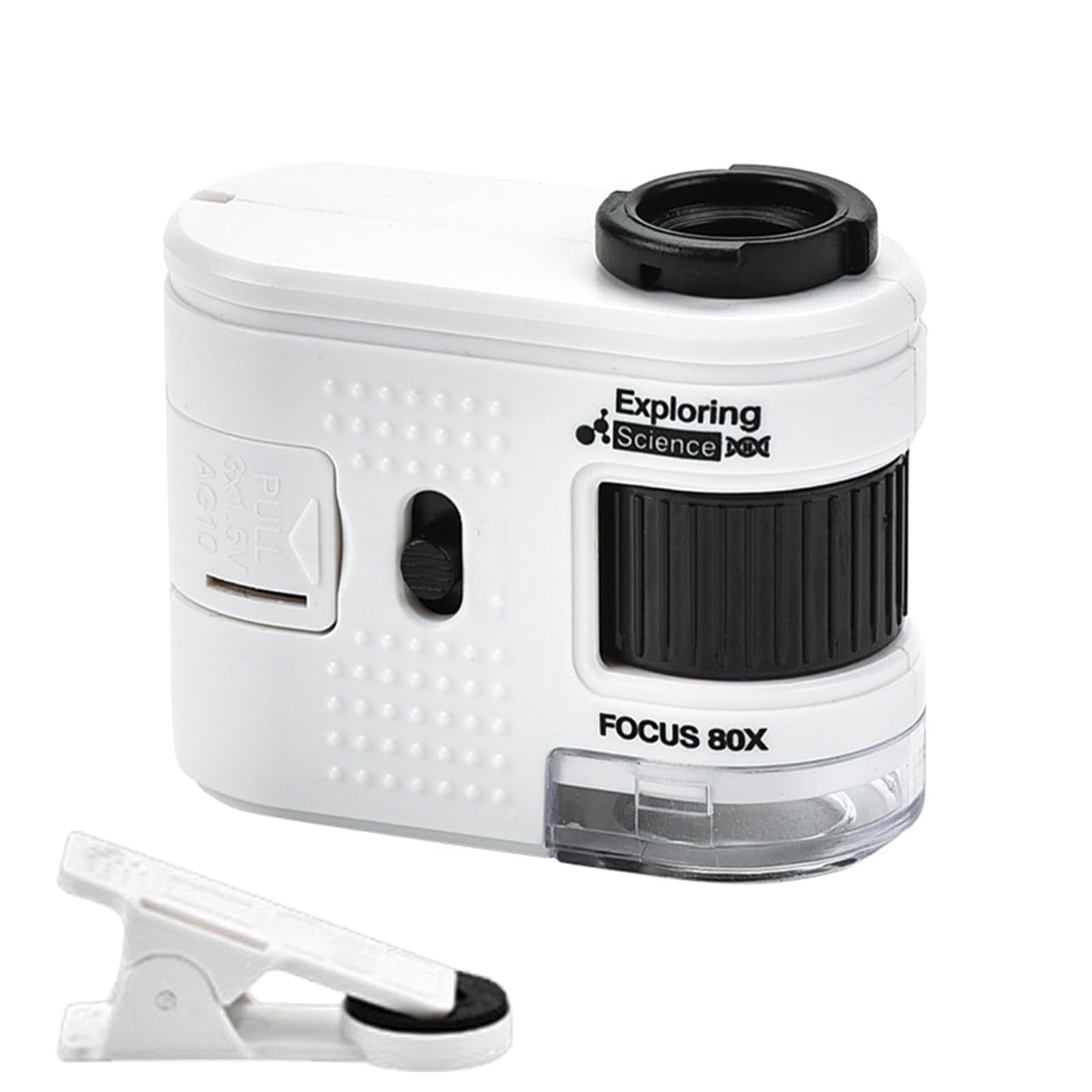 erfcxs Portable Small Handheld 80X Magnification With LED Lighting For ...