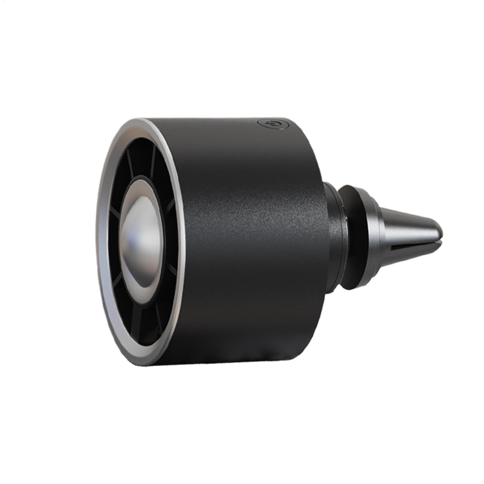 erfcxs Portable USB Car Vent Clip Fan with 3 Speed Settings and Silent ...