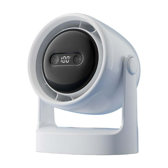 erfcxs Portable USB Desk Fan with LED Light and 100 Speed Quiet ...