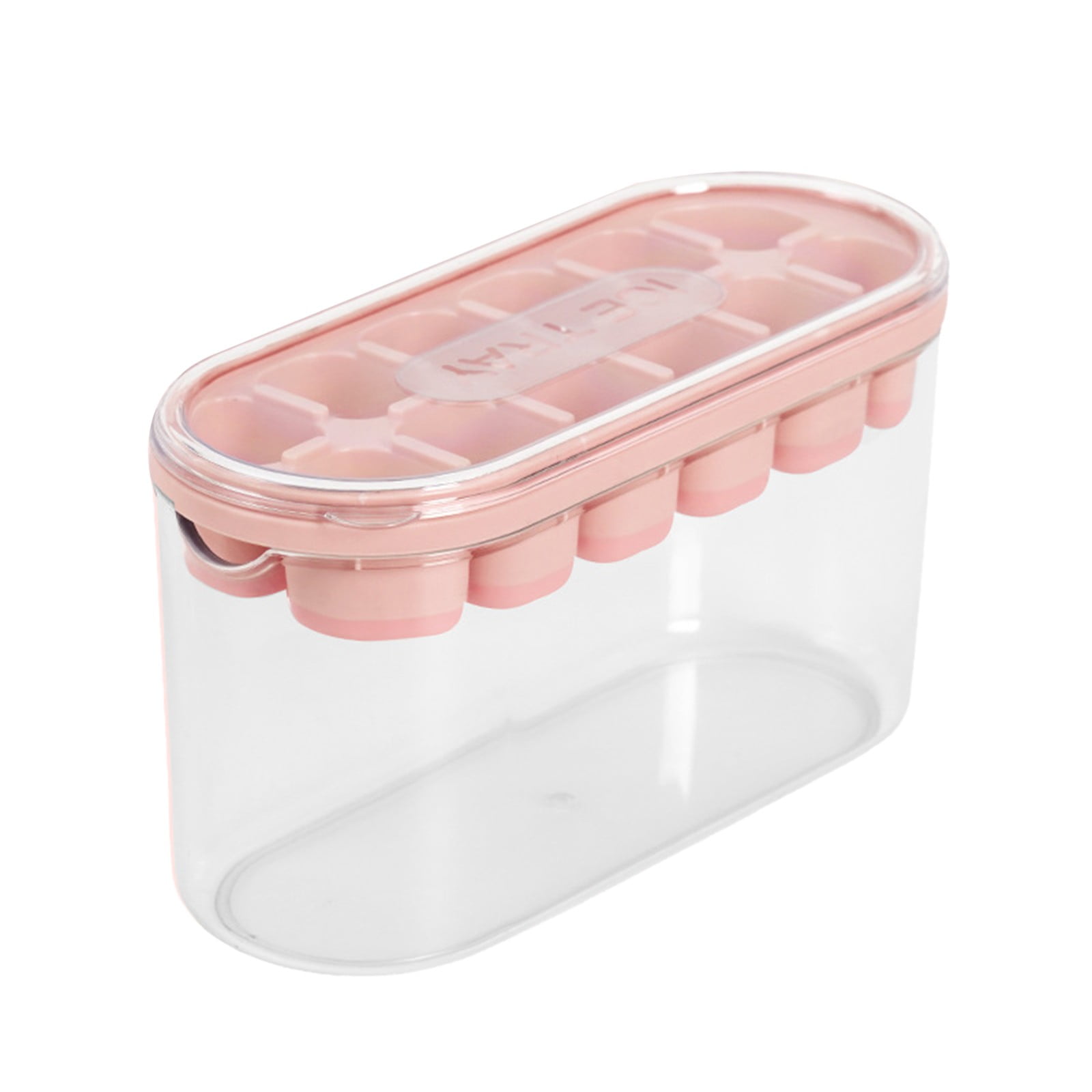 erfcxs Press Ice Tray Ice Cube Home Refrigerator Large Capacity Storage ...
