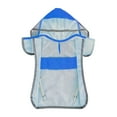 erfcxs Raincoat Adjustable Raincoat Transparent Hooded Double Layer ...