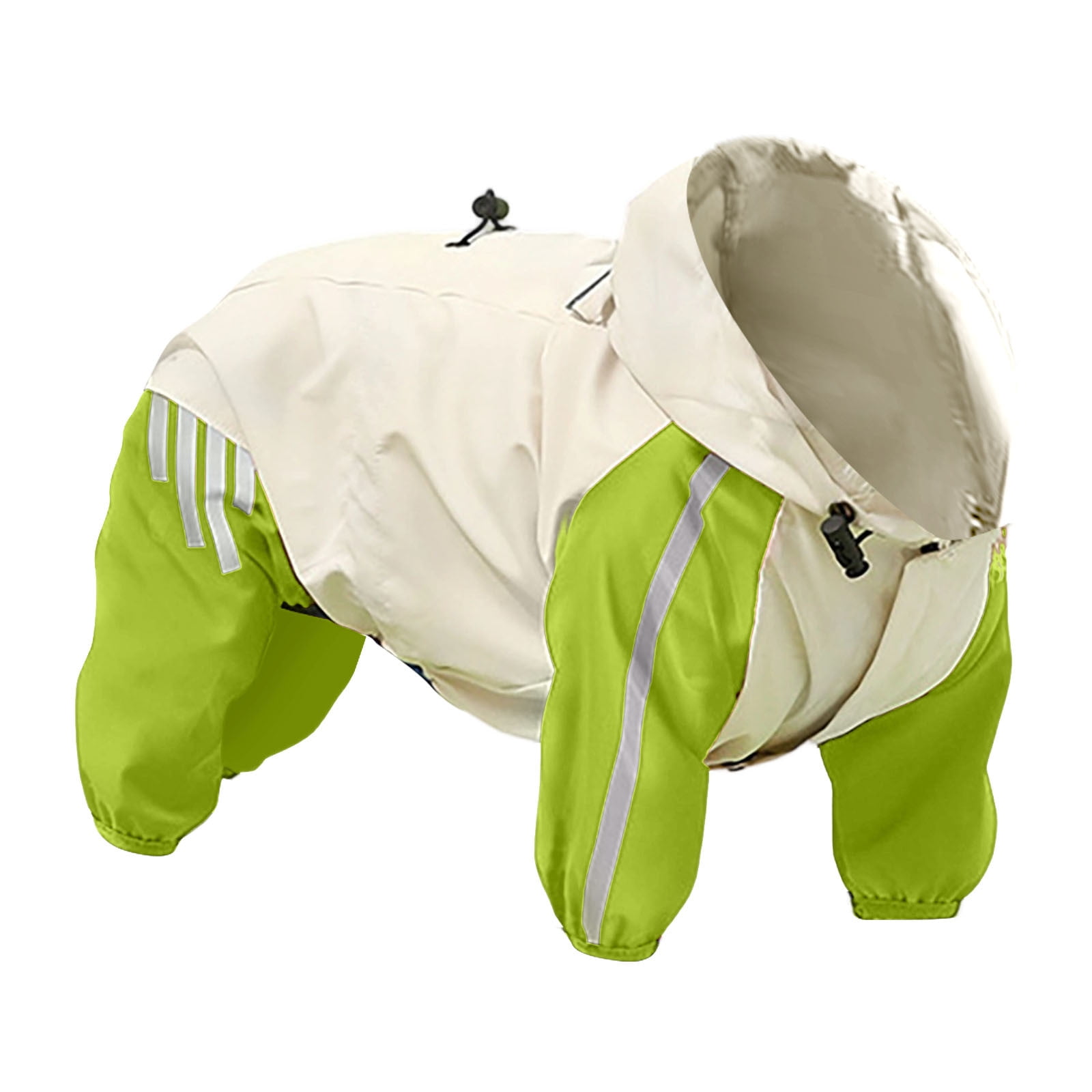 erfcxs Raincoat And Adjustable Lightweight Yellow | Hooded Raincoat Suitable For Puppies Medium ...