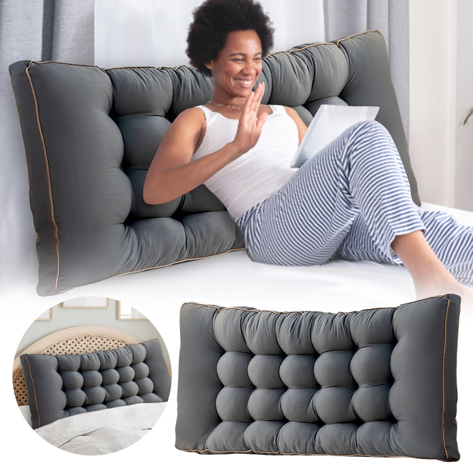 erfcxs Reading Pillow Comfortable And Stylish Pillow For Headrests ...