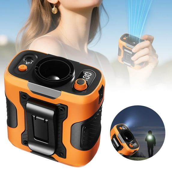 erfcxs Rechargeable Portable Waist Fan With Type C Charging Hands ...