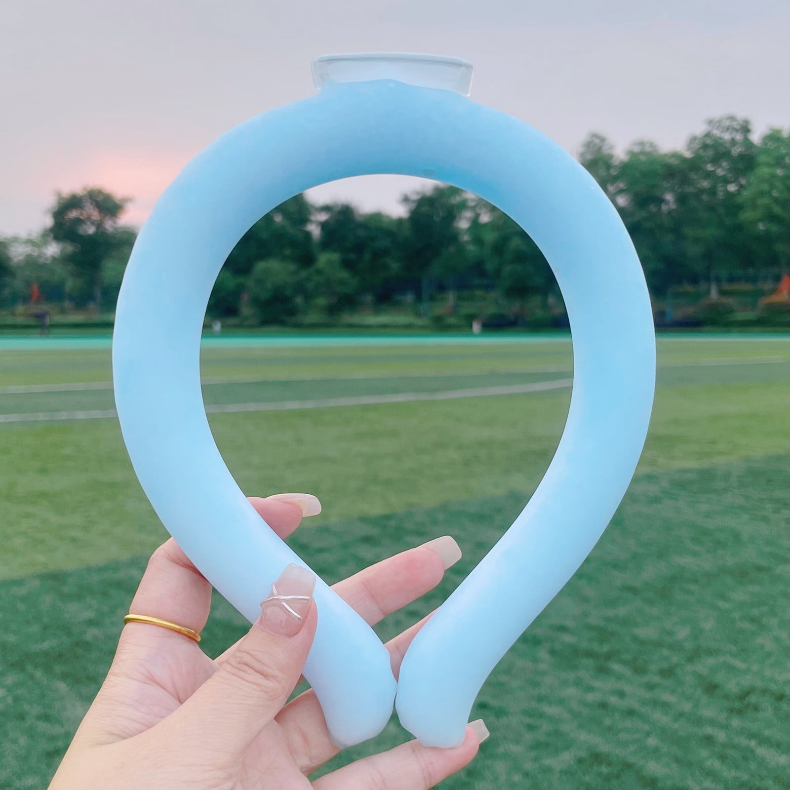 erfcxs Reusable Neck Cooler TPU Ice Gel Collar For Summer Heat (Leak ...