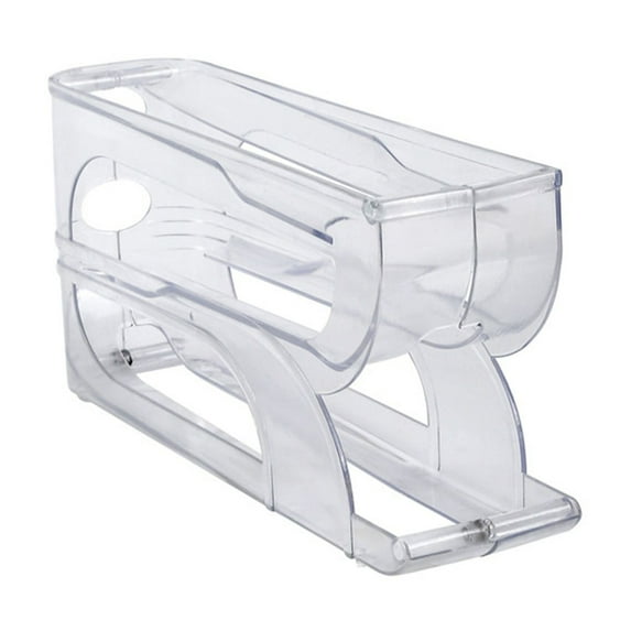 erfcxs Rolling Egg Organizer Fridge Storage Box With Slide Out Tray ...