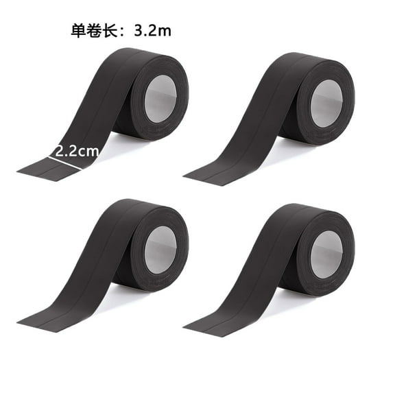 erfcxs Self Corner Seal Strip For Black Wall Edges Flexible Sealing ...