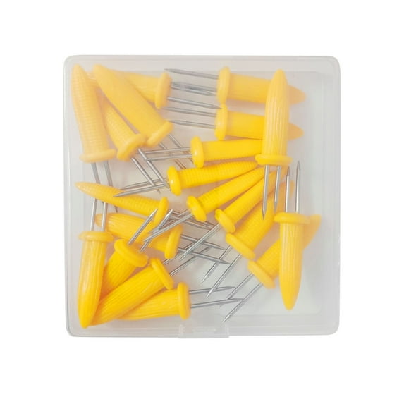 erfcxs Set Of 10/12/20/24pcs Corn Holders Corn Skewers Barbecue Twin ...