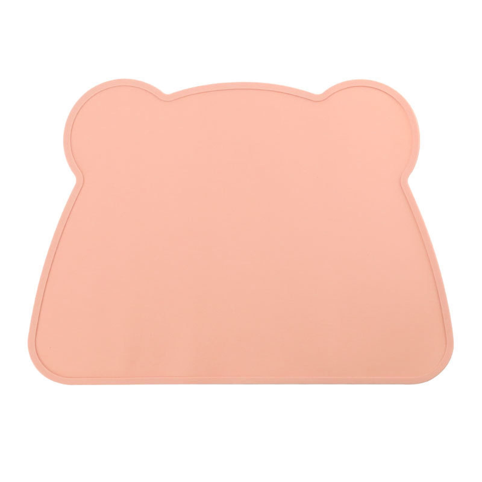 erfcxs Silicon Cat Food Mat Non Feeding Tray With Raised Edge For Easy ...