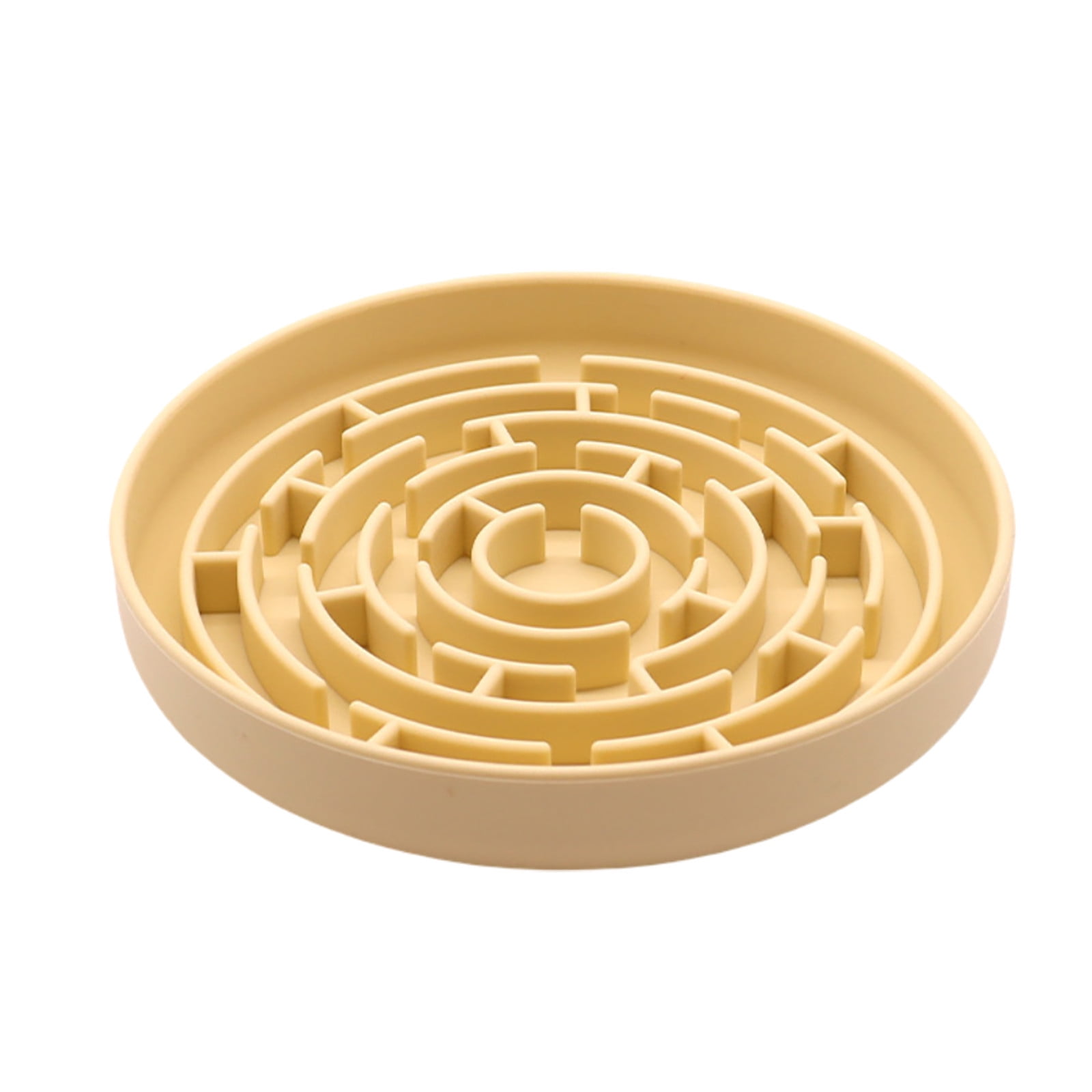 erfcxs Silicone Slow Feeder Maze Bowl with Suction Base Puzzle Lick Mat ...