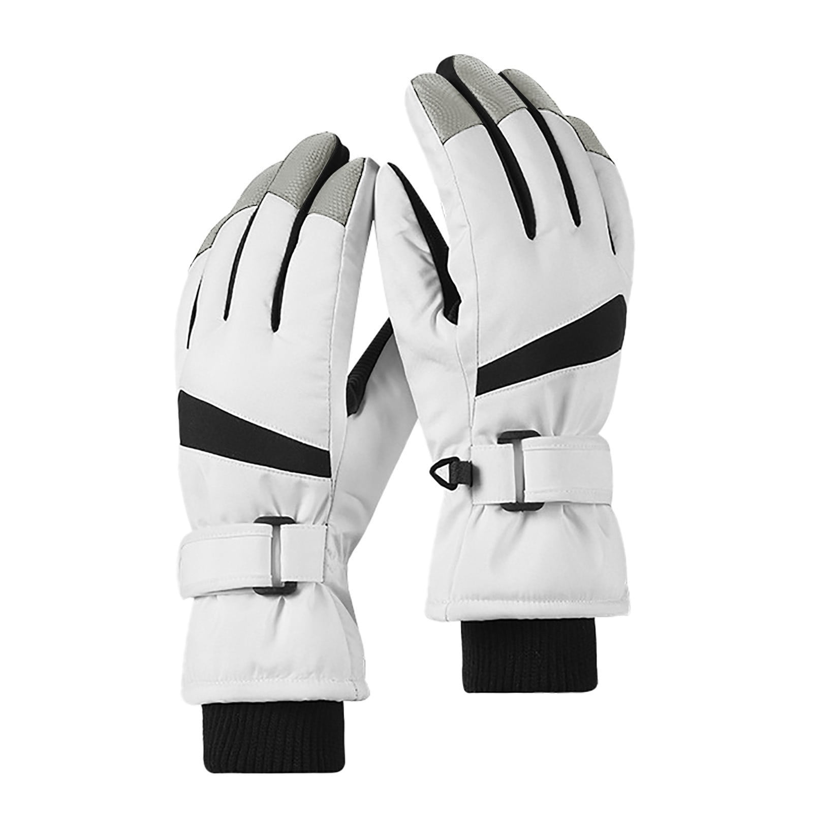 erfcxs Ski Gloves Snow Gloves For Women Waterproof Snowboard Gloves ...