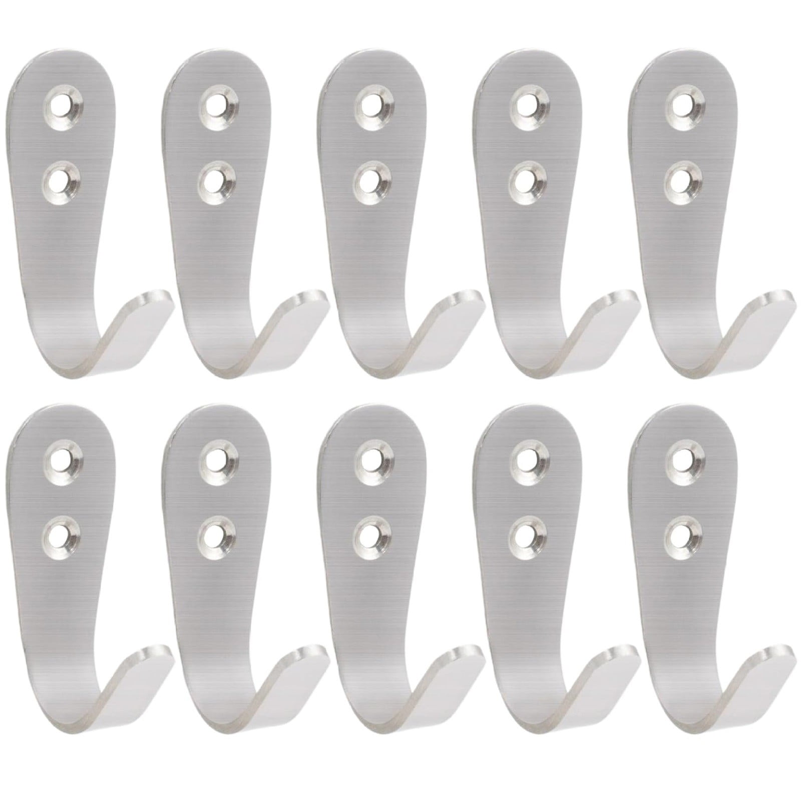 erfcxs Small Wall Hooks Small Wall Hooks 10PCS Heavy Duty Stainless ...