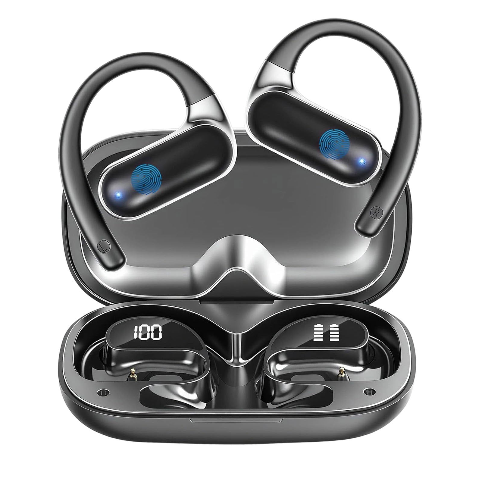 erfcxs Smart Headset Open Ear Design For Real Two Way Language ...