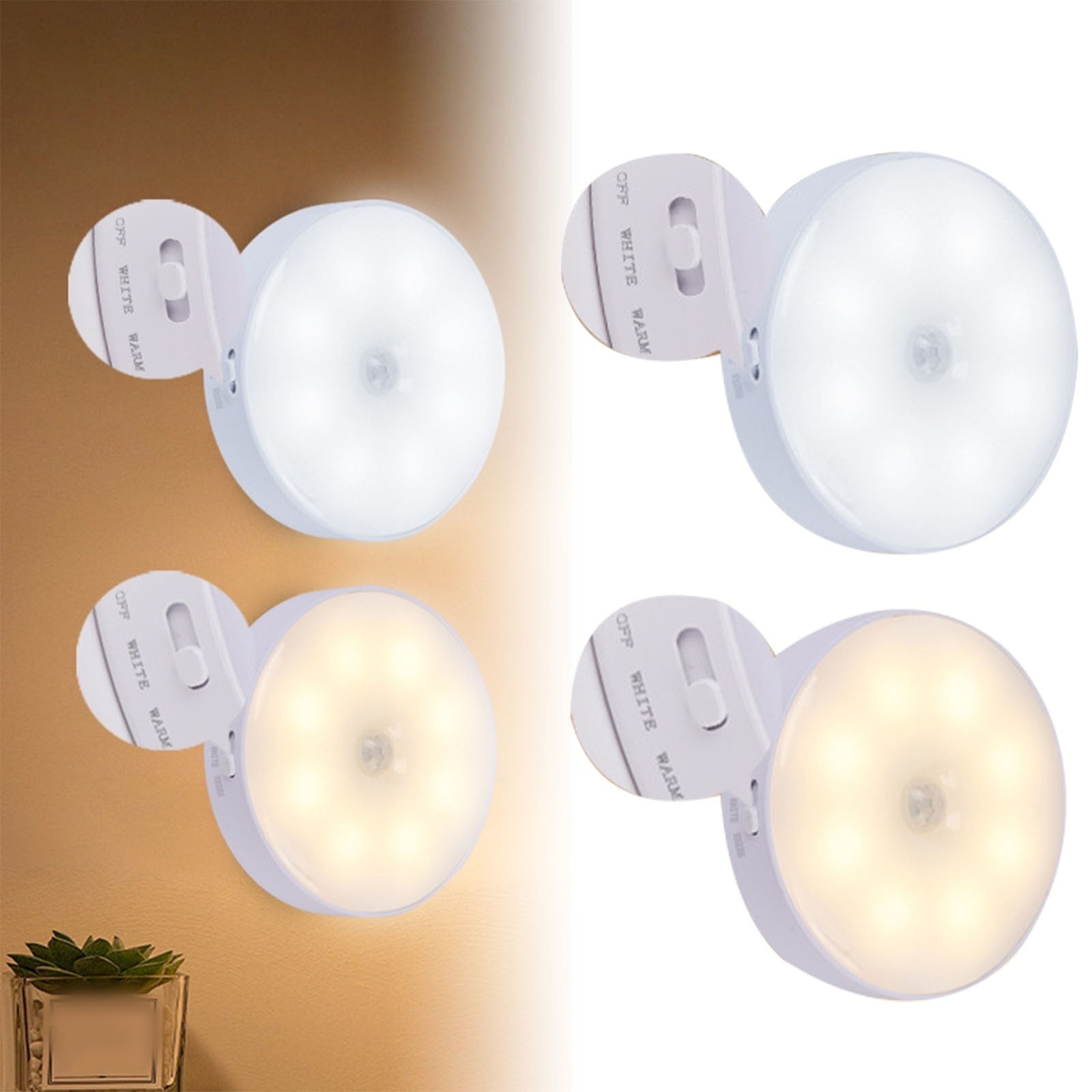 erfcxs Smart Home Intelligent Motion Sensor Light for Automated Indoor ...