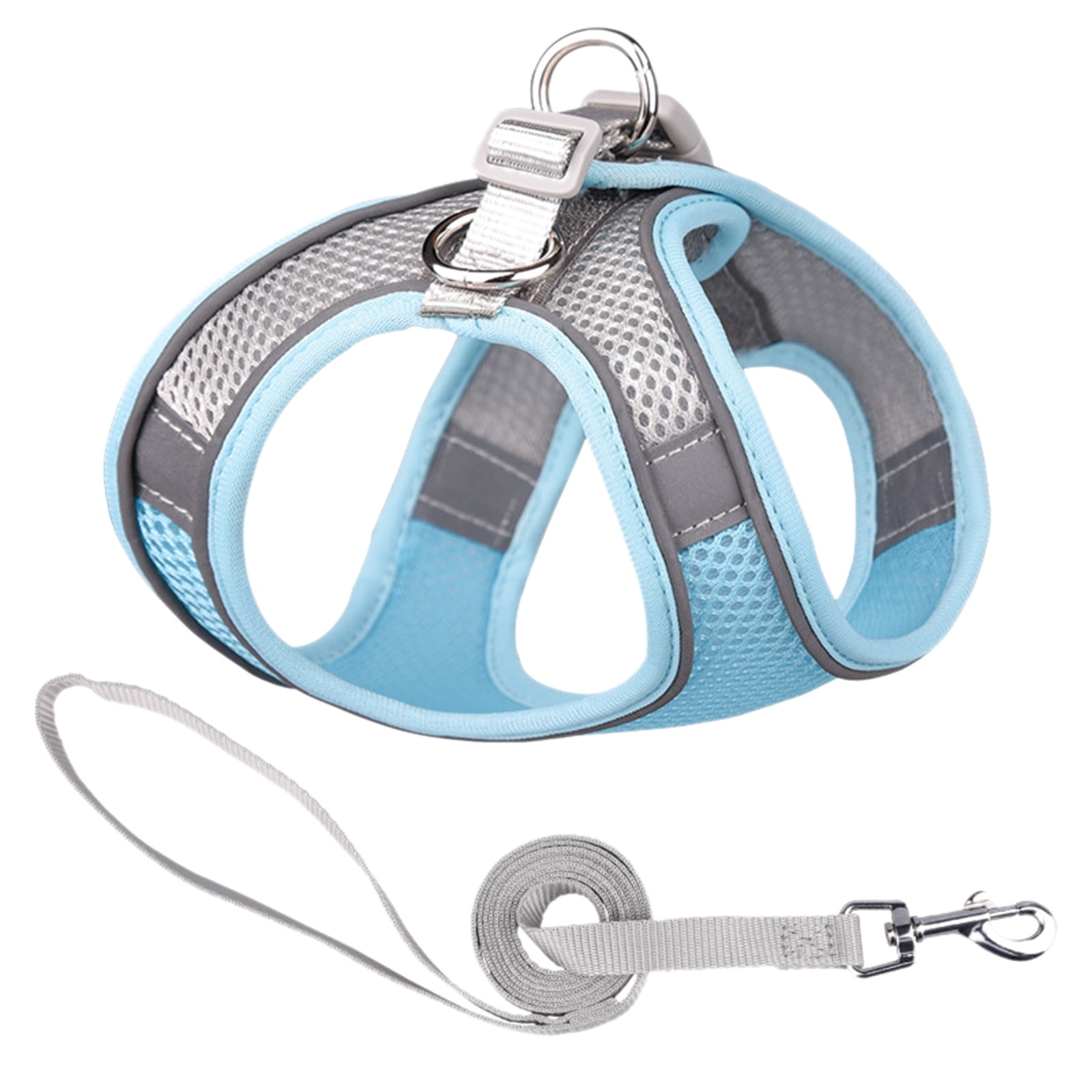 erfcxs Soft Mesh Dog Harness And Leash Set For Walking Summer Step In ...