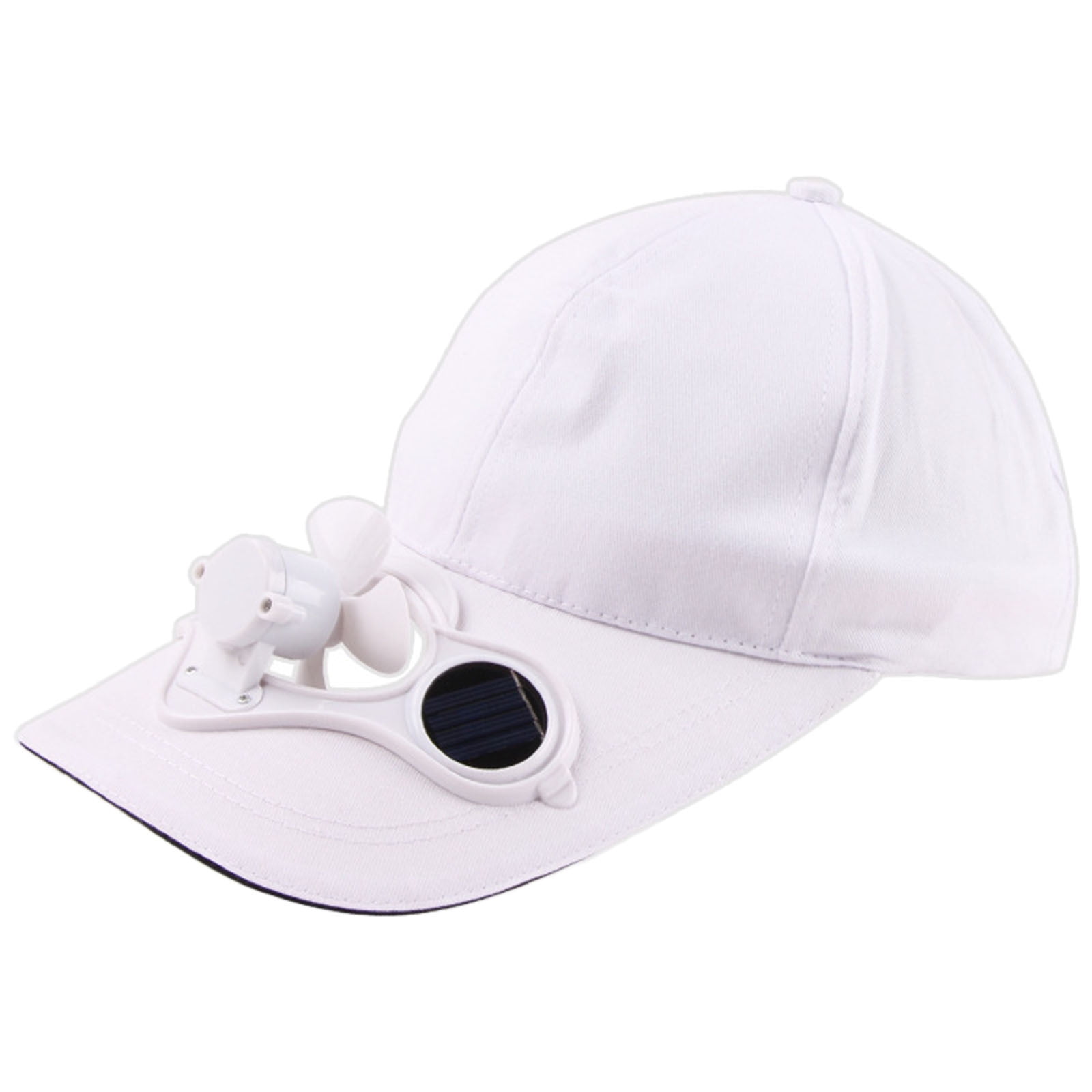 erfcxs Solar Powered Fan Baseball Cap Unisex Sun Visor Hat for Outdoor ...