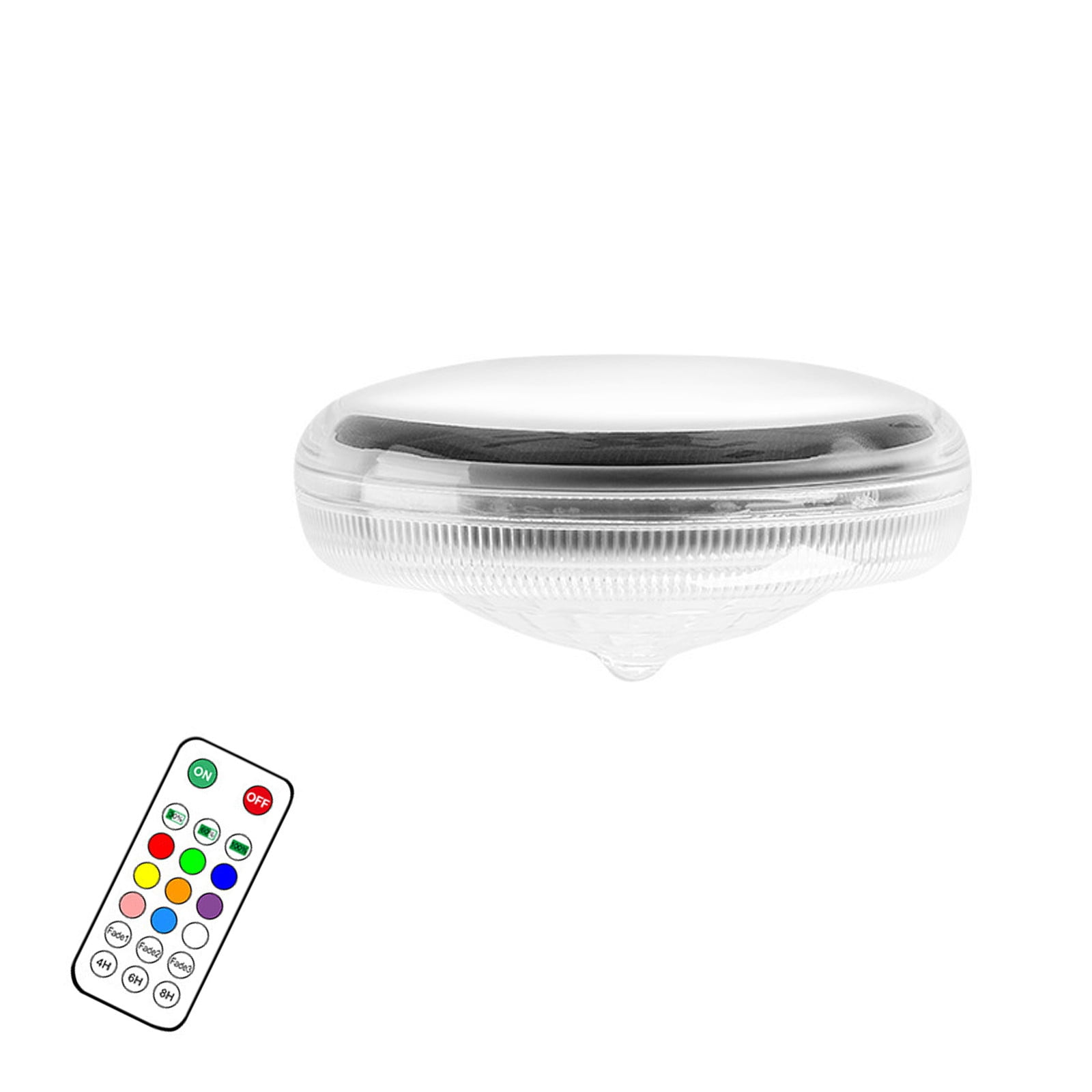 erfcxs Solar Powered Floating Pond Lights with Remote Control LED Glow ...