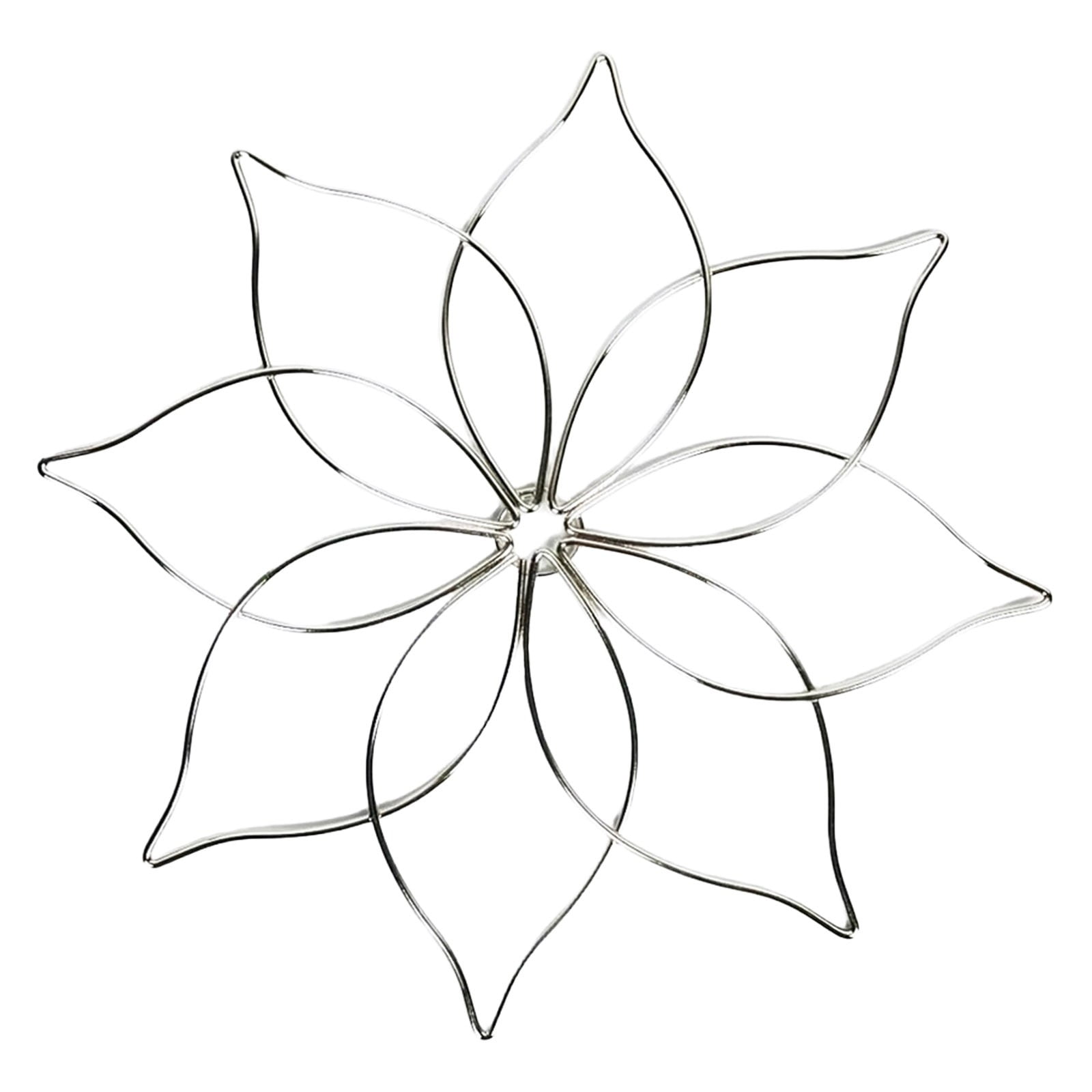 erfcxs Stainless Steel Floral Grid Organizer Arrangement Holder ...