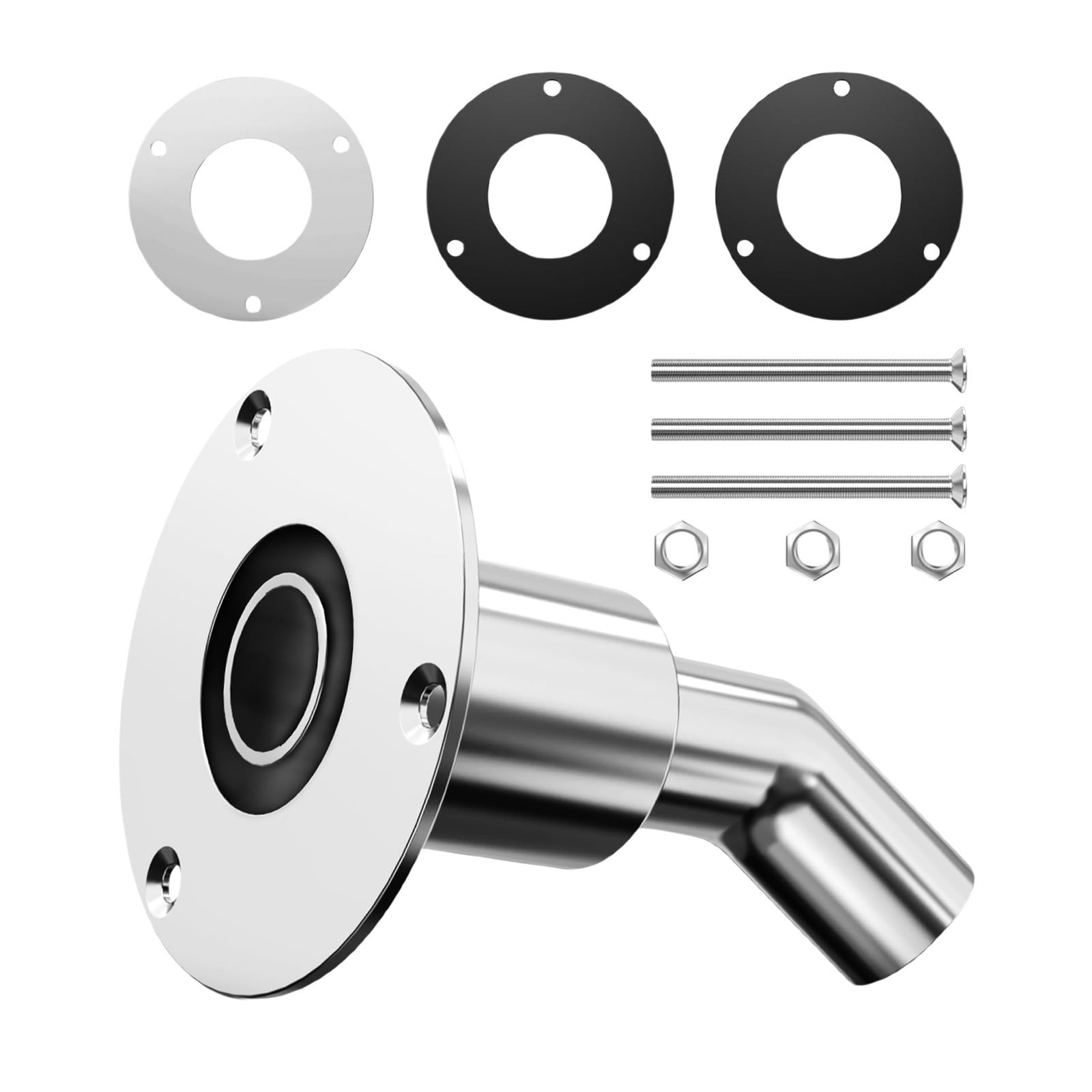 erfcxs Stainless Steel Marine Exhaust Flange Fitting for Boat Parking ...
