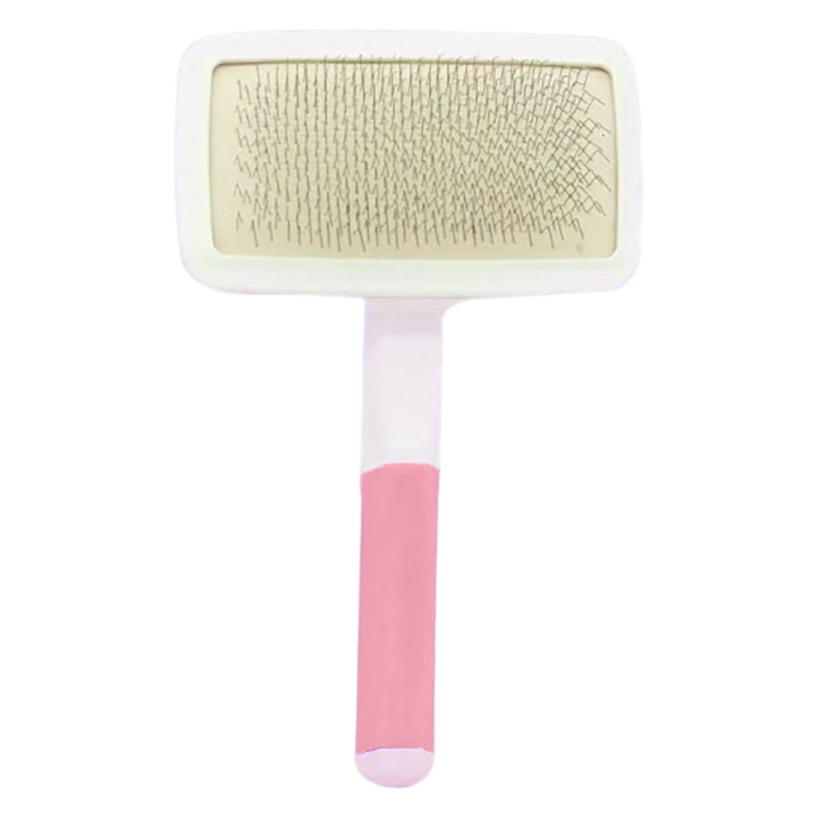 erfcxs Stainless Steel Pet Grooming Brush Gentle Massage Slicker Tool ...