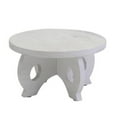 erfcxs Stand Indoor Wooden Stool Table Small Round Stand For Pedestal ...