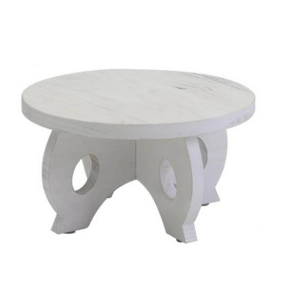 erfcxs Stand Indoor Wooden Stool Table Small Round Stand For Pedestal ...