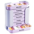 erfcxs Stay On Track 7 Day Weekly Organizer with Stackable Compartments ...