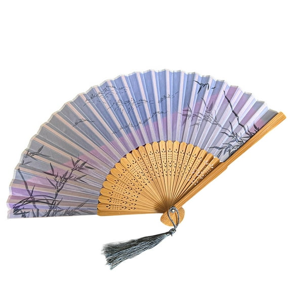 erfcxs Stylish Folding Hand Fans Foldable Line Dancing Popping Hand Fan ...