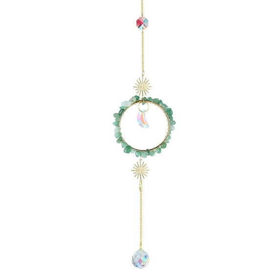 erfcxs Suncatchers Hanging Wind Chime Style Garden Suncatcher Rainbow ...