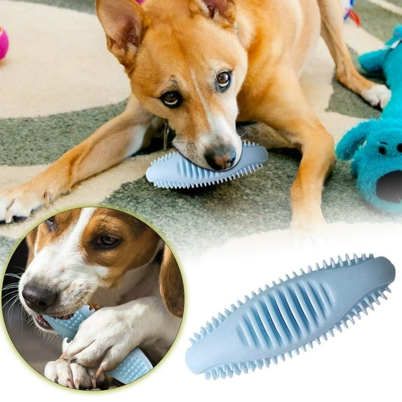 erfcxs Teething Stick Dog Toy Pet Teeth Cleaning Educational ...